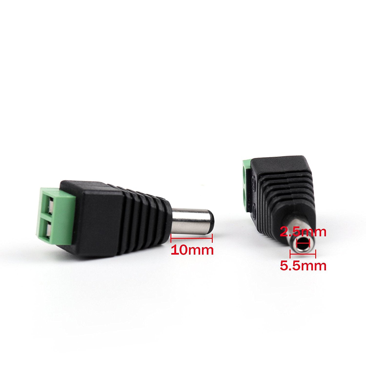 10 PCS DC Power Male Jack CT-DCPLUG-M