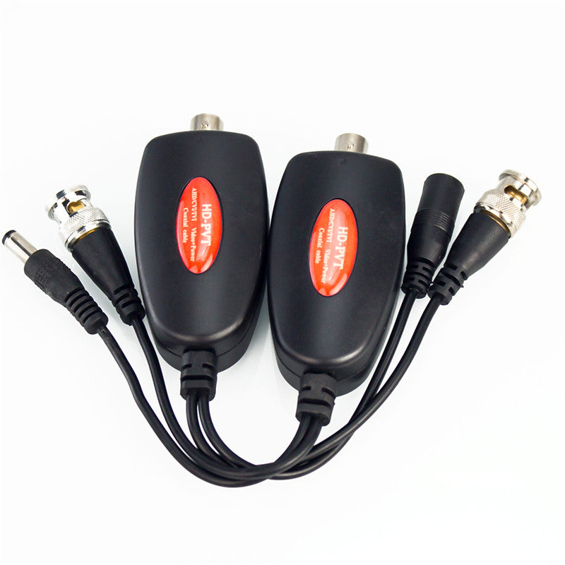 Power over Coax Transmitter sending analog video over coaxial AHD/CVI/
