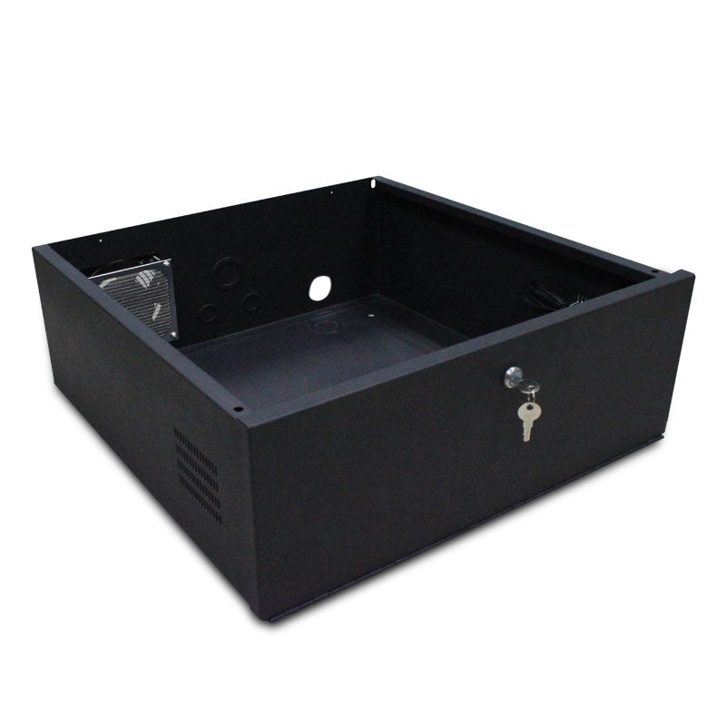 Wall or Floor Mount Enclosure Heavy Duty 16 Gauge Steel NVR & DVR Secu